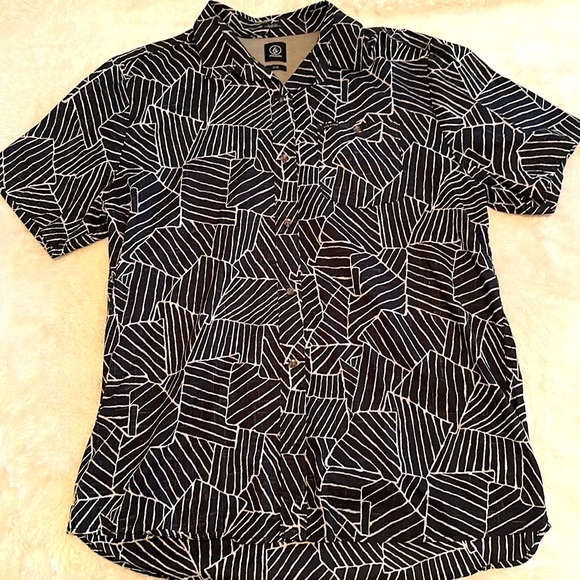 Volcom | Shirts | Vintage Volcom Hawaiian Style Shirt 0 Cotton | Poshmark